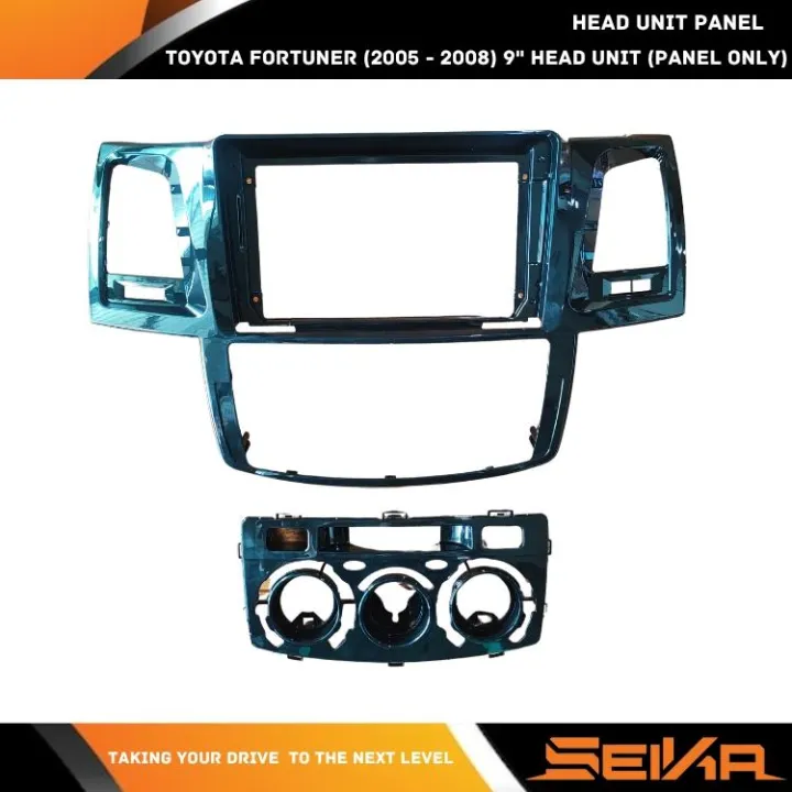 TOYOTA Fortuner head unit panel frame 9 inches (2005 - 2008), toyota ...