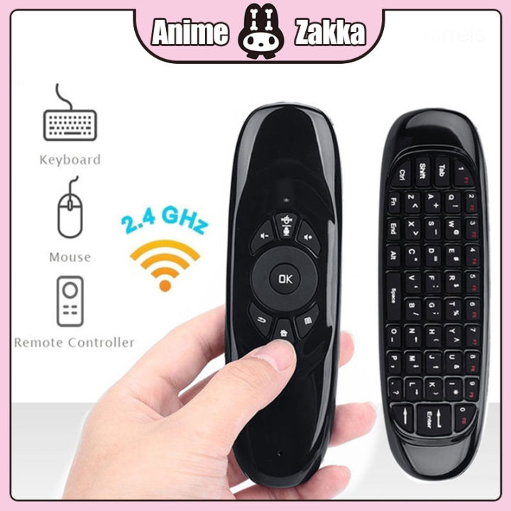 Anime Zakka C120 2.4Ghz Portable Wireless Air Mouse With Keyboard ...