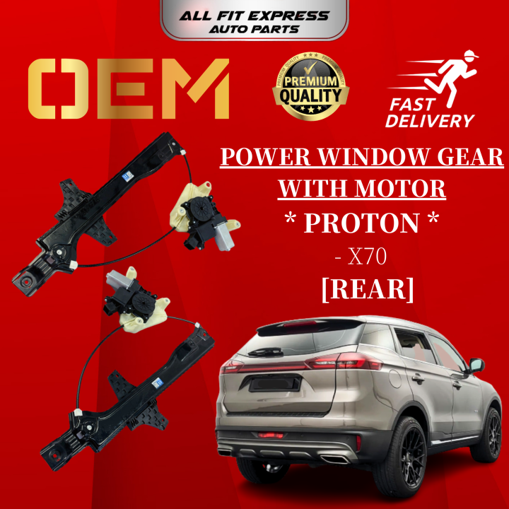 PROTON X70 REAR (BELAKANG) POWER WINDOW GEAR WITH MOTOR PREMIUM QUALITY ...