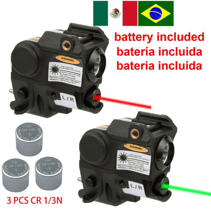 Tactical weapon Light Compact flashlight red green sight Taurus tx22 ...