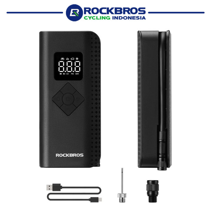ROCKBROS CYCLING INDONESIA A13 Pompa Sepeda Elektrik 150Psi Bicycle ...