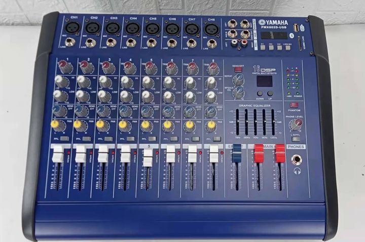 pmx 802d usb professional powered mixer (8 channel) | Lazada PH