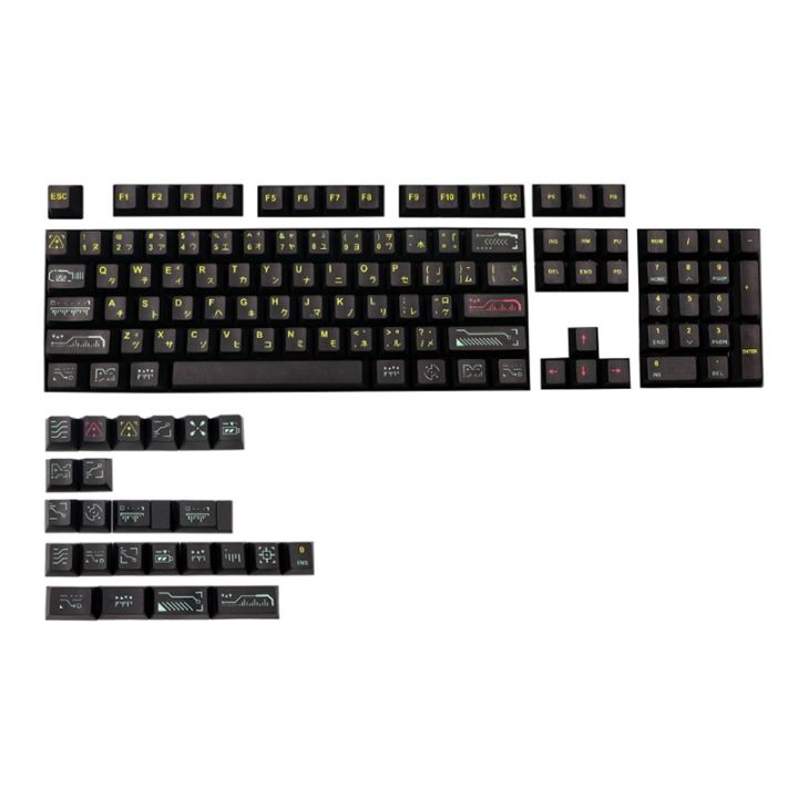 128 Keys/set Cherry Profile Keycap for Mechanical Keyboard PBT Dye ...