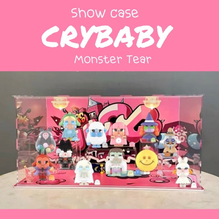 ตู้โชว์ Crybaby Monster Tear Series 👻🛁 😋กล่องอคิลิคพร้อมอุปกรณ์ประกอบ ...