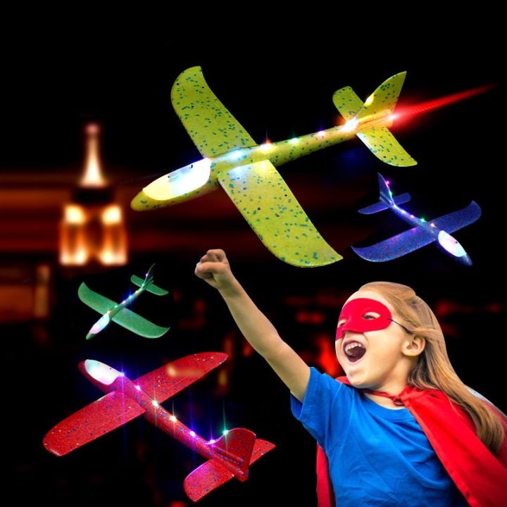 Children Throwing Glider Toy Plane Foam Aeroplane Model Outdoor Toy ...