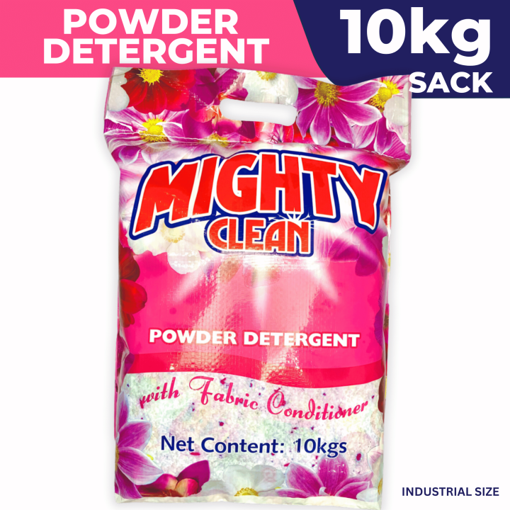 Mighty Clean Detergent Powder Floral Blossom 10 KILOGRAM SACK - JUMBO ...