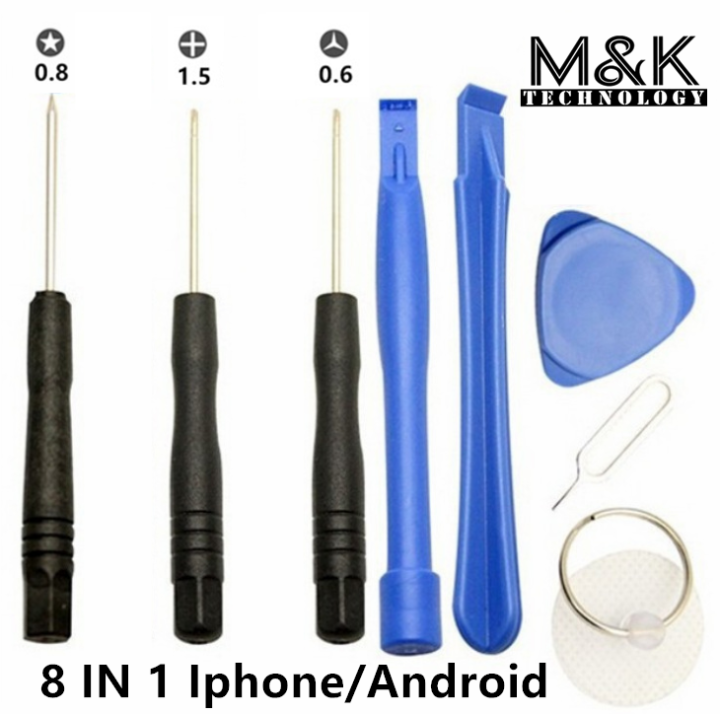 8in1 Tools Set For iPhonex Xiaomi Android mobile phone repair combination tool Screwdriver set 8 ...