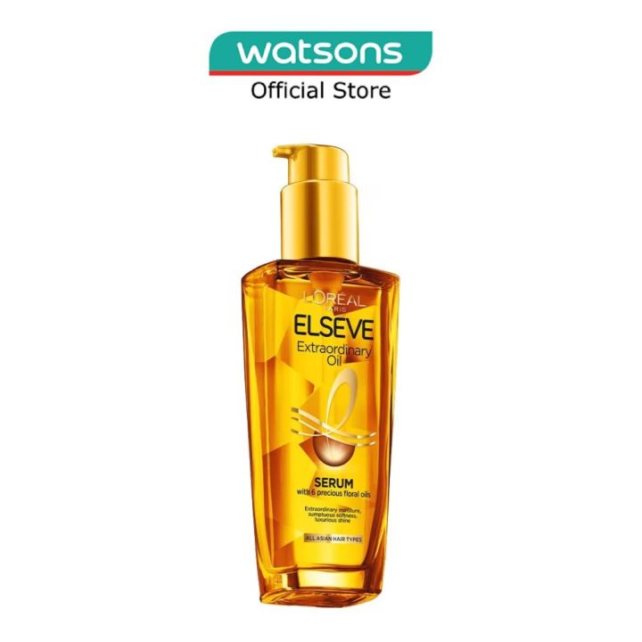 L'OREAL PARIS ELSEVE Extraordinary Oil Hair Treatment Gold Hair Oil ...
