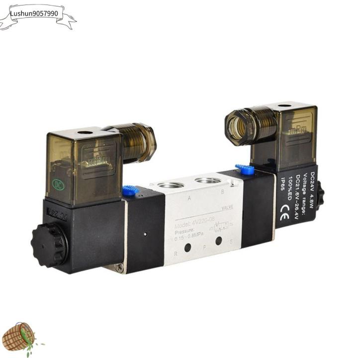 LUSHUN9057990 5 Way Air Valve 4A220-08 2 Postion Solenoid Valve ... LUSHUN9057990 5 Way Air Valve 4A220-08 2 Postion Solenoid Valve ...