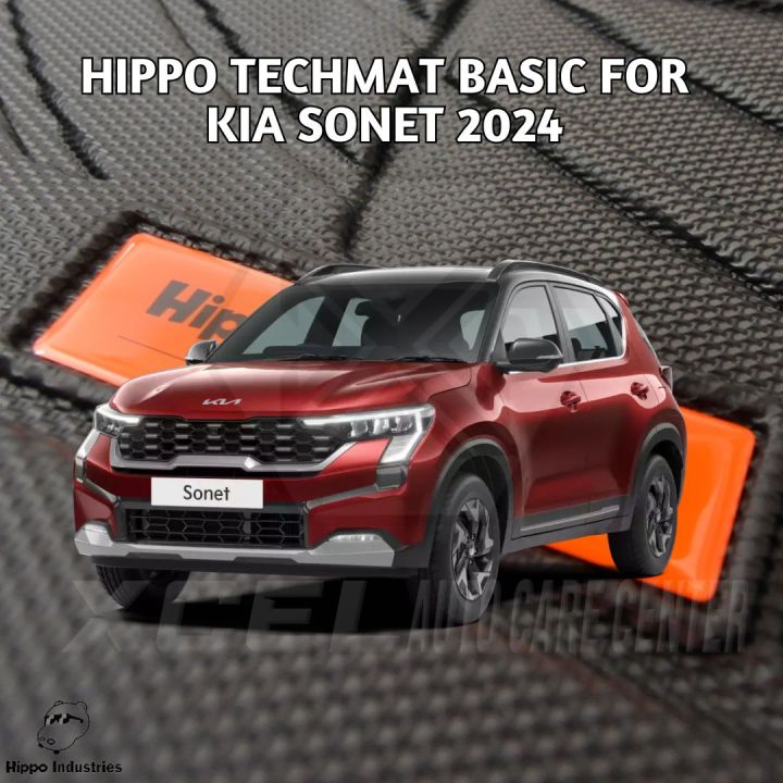NEW RELEASE! KIA SONET 2024 HIPPO TECHMAT BASIC DEEP DISH CAR MATS ...