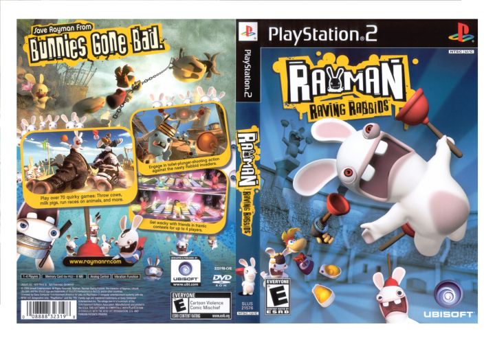 PS2 Rayman Raving Rabbids (DVD Game) | Lazada