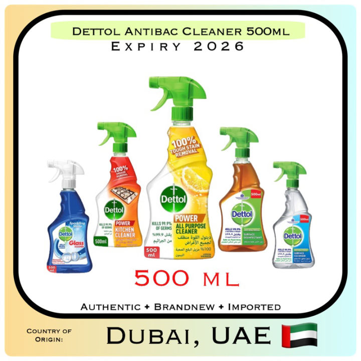 Dettol Trigger Spray Antibacterial 500ml | UAE | Lazada PH