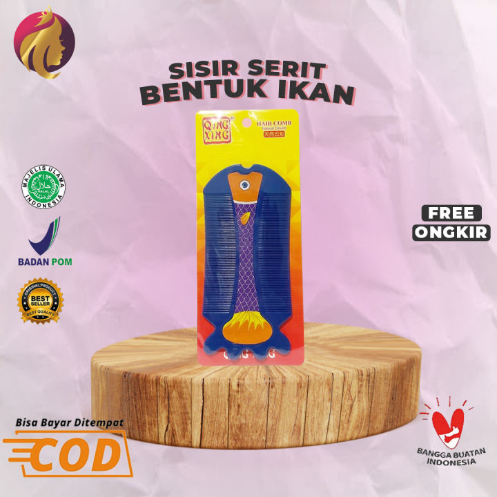 serit kutu bentuk ikan 1 pcs | Lazada Indonesia