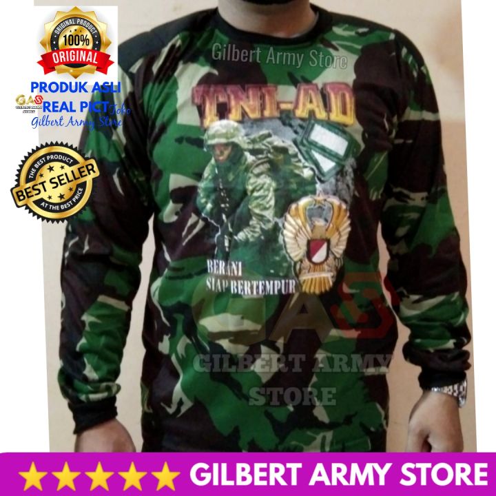 GILBERT ARMY STORE Kaos Panjang Loreng Sniper Dekker Gambar TNI Ad ... GILBERT ARMY STORE Kaos Panjang Loreng Sniper Dekker Gambar TNI Ad ...