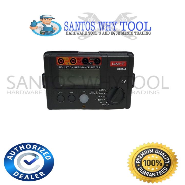 UNI-T UT501A 1000V Insulation Earth Ground Resistance Meter ,Megger ...