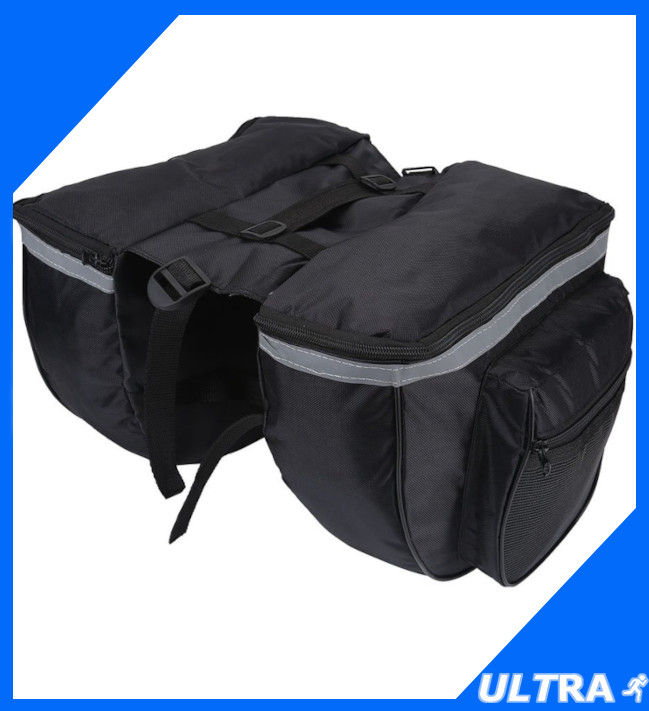 25L Bag Double Sided Carrier Storage Bicycle Mountain Bike Cycling Rear ...