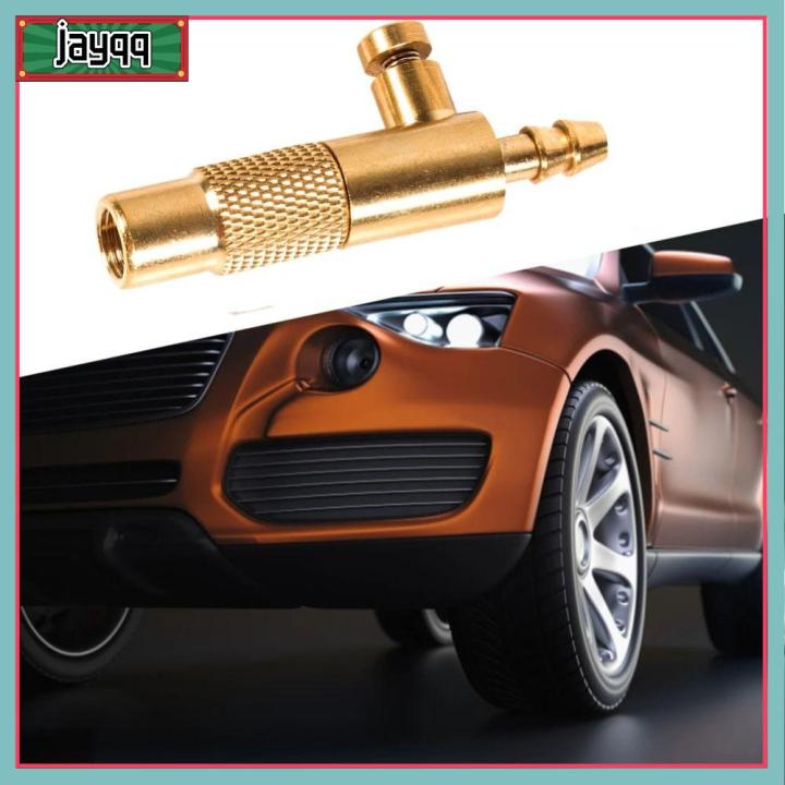 JAYQQ 5-6มม. ขั้วต่อเติมลมยางรถยนต์ ซ่อมคลิปหนีบหัวจับ ทองแดงทองแดง ขั้วต่อวาล์ว เครื่องมือซ่อม ...