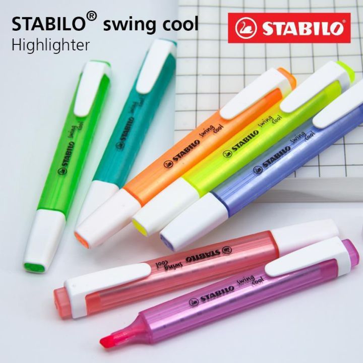 STABILO Swing Cool New PASTEL Highlighter (Ready Stock) | Lazada
