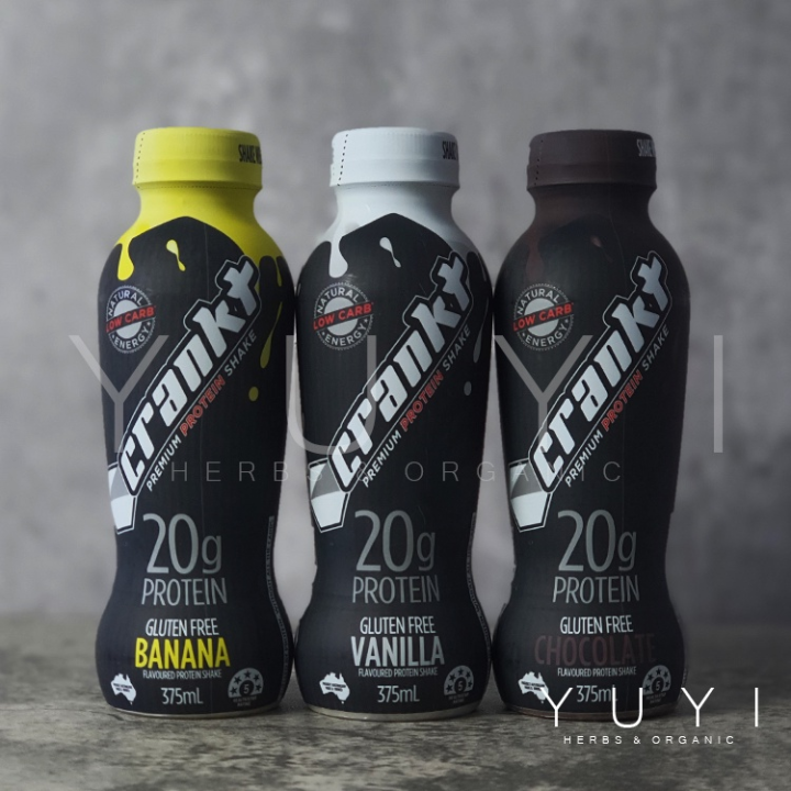 【Crankt】Protein Shake Chocolate (Gluten Free) - 375mL | Lazada