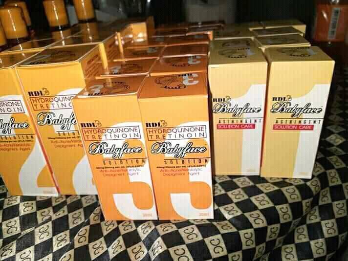 ORIGINAL Philippine Product Rdl Hydroquinone Tretinoin Baby Face no.1,2 ...