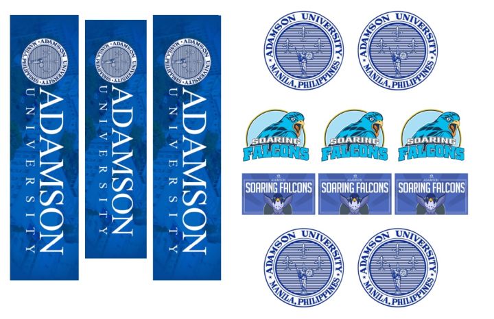 Adamson Univeristy 13 PIECES Car Sticker, Long Lasting, Waterproof, for ...