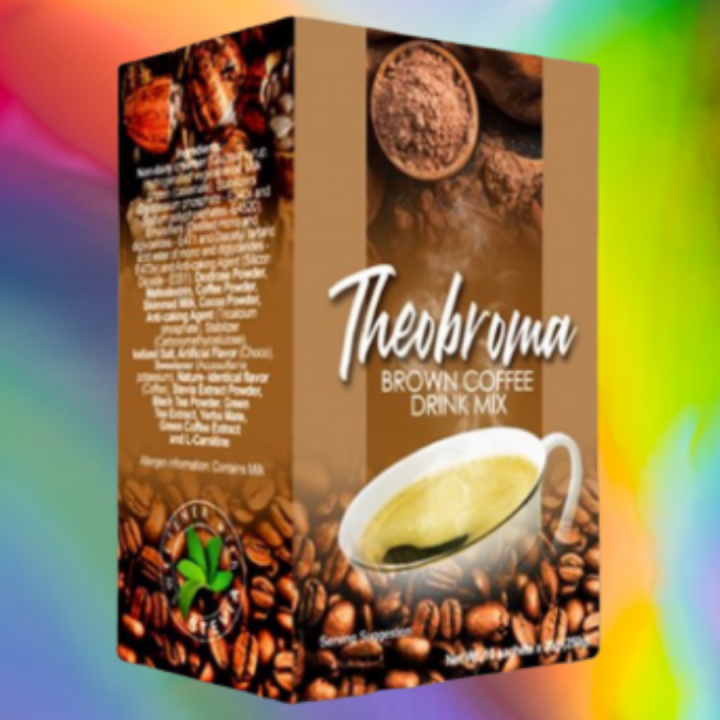 Theobroma Gold Brown Coffee Mix (cacao Coffee Mix) 10 Sachets Per Box ...