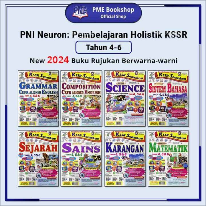【PME Bookshop】 (2024) PNI Neuron: Pembelajaran Holistik KSSR Semakan | Tahun 4,5,6 | Panduan ...