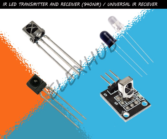 IR INFRARED LED TRANSMITTER AND RECEIVER (940NM) UNIVERSAL INFRARED ...