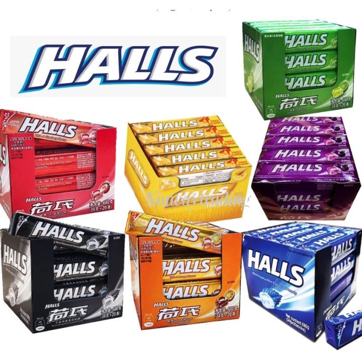 HALLS CANDY 34G x 20 STICKS | Lazada