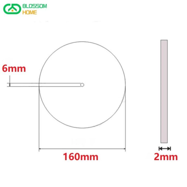 Diameter 160mm, Inner Hole 6mm,Thickness 2mm Industrial Measuring Disc ...