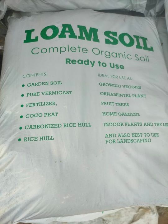 ORGANIC LOAM SOIL (9-11KGS) ( STRICTLY MAXIMUM: 2 BAG OF LOAM SOIL ONLY ...