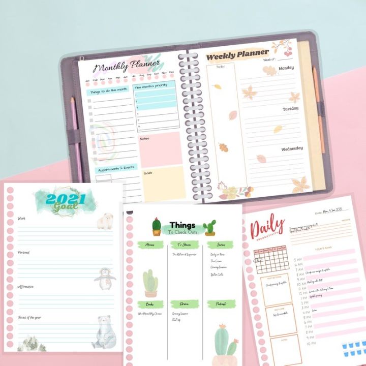 Binder Planner A5 / Monthly Planner / Weekly Planner / Daily Planner ...