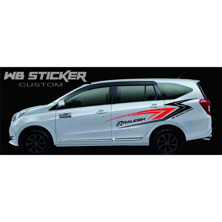 Stiker mobil sigra cayla honda brio calya agya ayla honda jazz ertiga ...