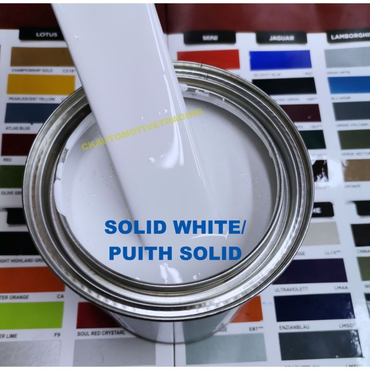 2K PAINT SOLID WHITE/PUTIH SOLID /CAT BANCUH/CAT KERETA | Lazada