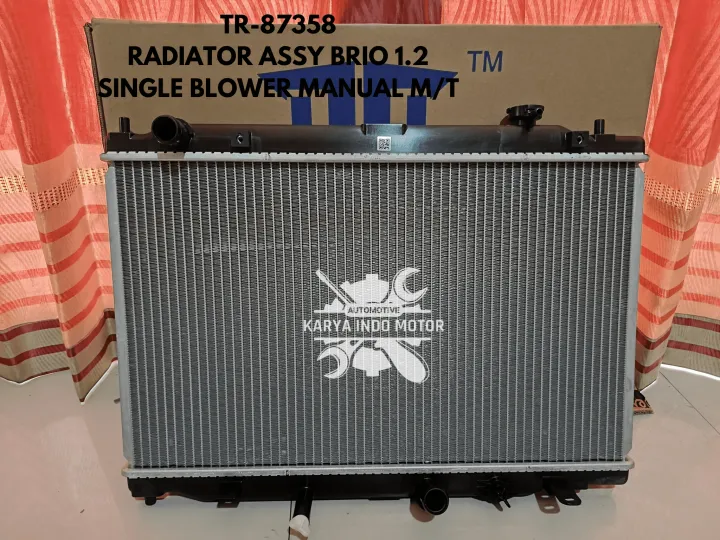 RADIATOR HONDA BRIO 1200CC SATU KIPAS MANUAL TR-87358/19010-RE1-Z0 ...