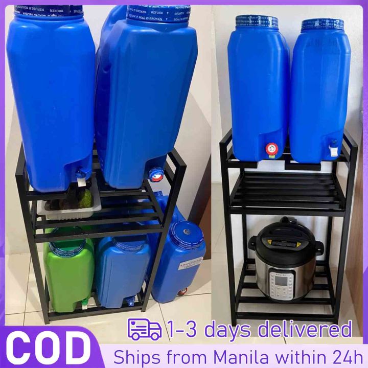 Water Gallon Rack Stand 2 Layer 3 Layer Water Jug Rack Stand Heavy Duty ...