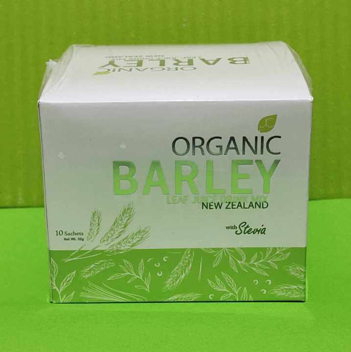 JC Organic Barley Juice from New Zealand (10 Sachets) | Authentic Product of JC | 100% Pure ...