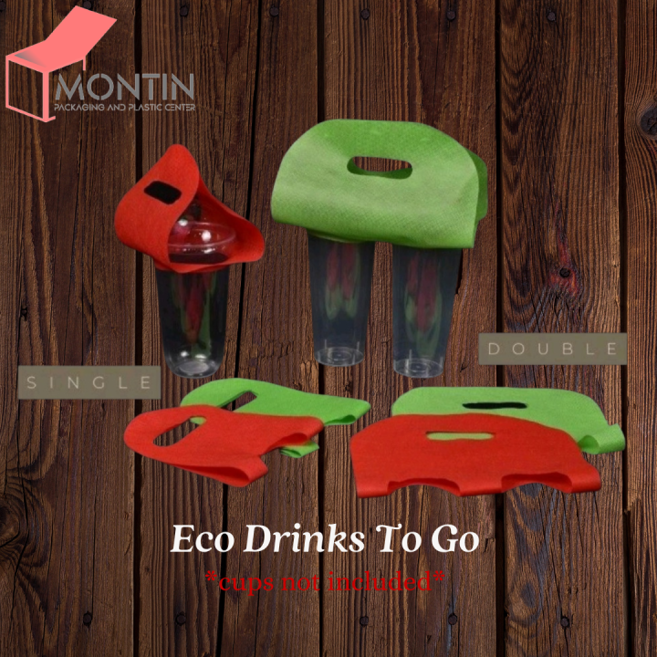 50pcs Eco Friendly Drinks To Go Take out Carrier | Lazada PH