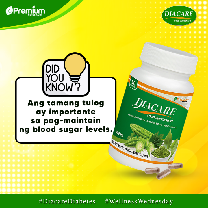 DiaCare Supplement (30 Capsules) with Insulin Plant Ampalaya Banaba for ...