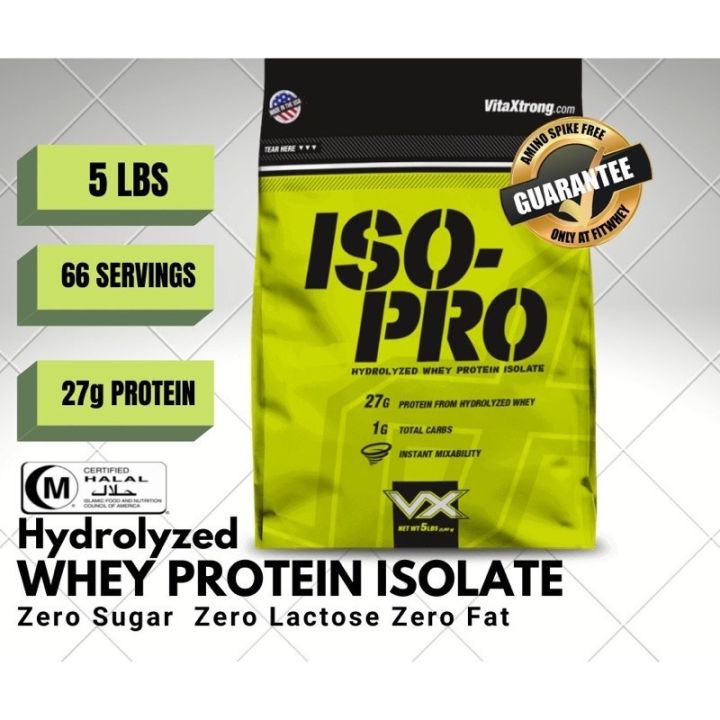 VITAXTRONG 100% ISO - PRO 2.3kg (27g Whey Isolate , Zero SUGAR Zero FAT ...