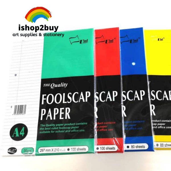 Foolscap Paper Test Pad A4 Writing Pad Test Sheet Exam Pad Exam Sheet ...