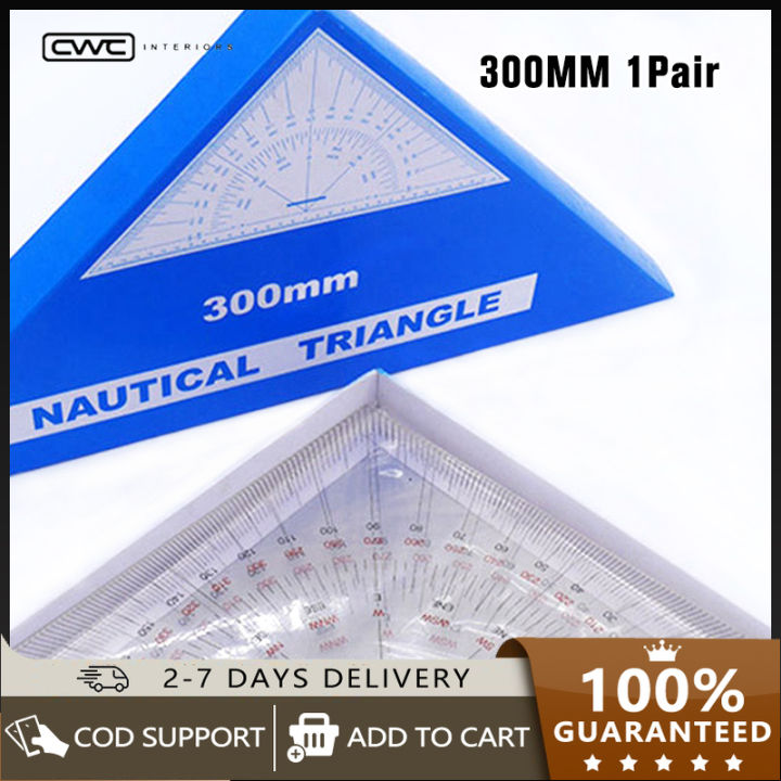 Navigation Chart Drawing Triangle Ruler Ship Chart Drawing Ruler ...