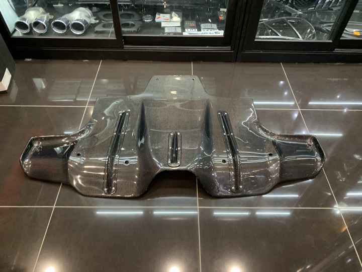 Mini Cooper F56 carbon fiber rear bumper diffuser | Lazada