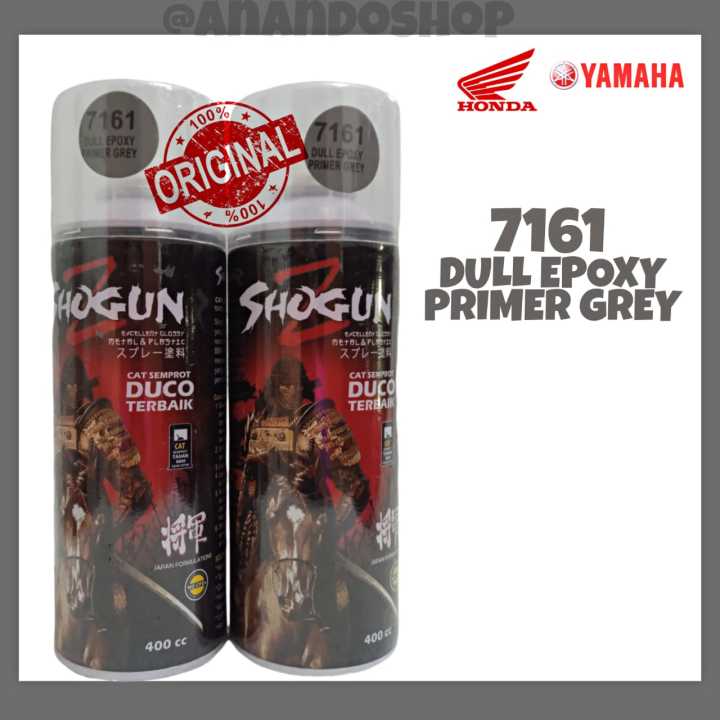 2 BOTOL / PCS PILOX SHOGUN Z DULL EPOXY PRIMER GREY 100% ORI PROMO VOL ...