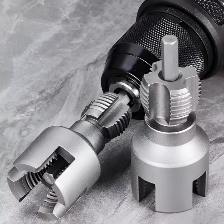 Integrated Internal and External Thread Pipe Threading Tool for 1/2 ...