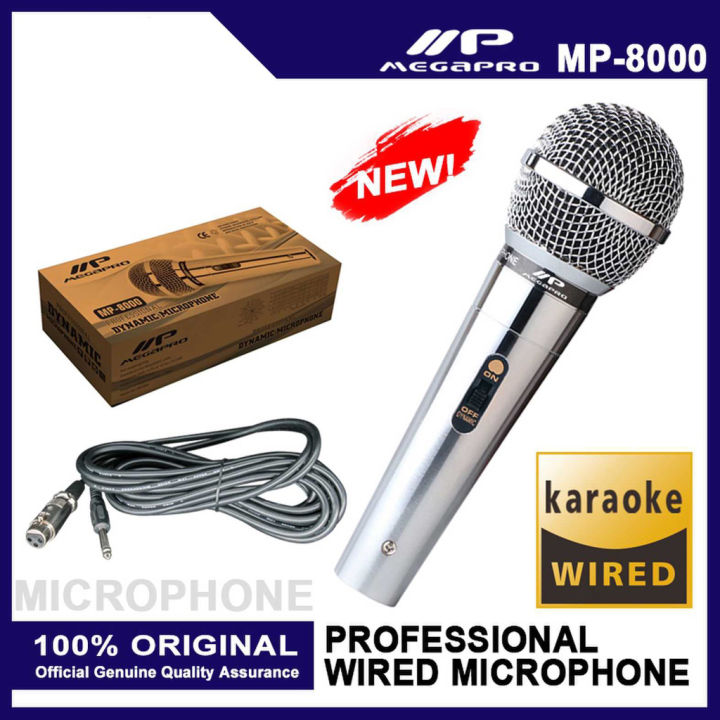 Megapro MP-8000 Heavy Duty Wired Microphone | Lazada PH