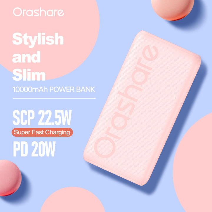 Orashare O10Pro Powerbank 10000mAh 22.5W Super Fast Charging Power Bank ...