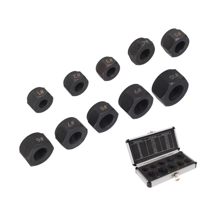 Unnicoco Nut Screw Remover Extractor Set 10 Tools for Quick Damage Bolt ...