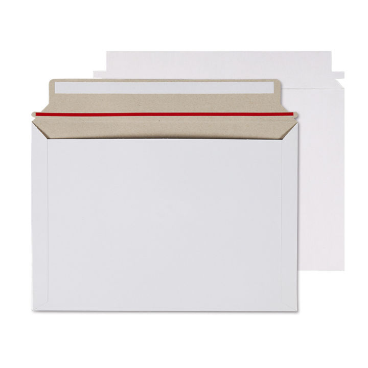 10 / 20 Pieces A4 White Cardboard Envelope Hardcover Courier Envelope ...