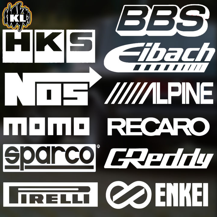 3'' Automotive logo cut out decals for motorcycles and cars SOLD PER ...